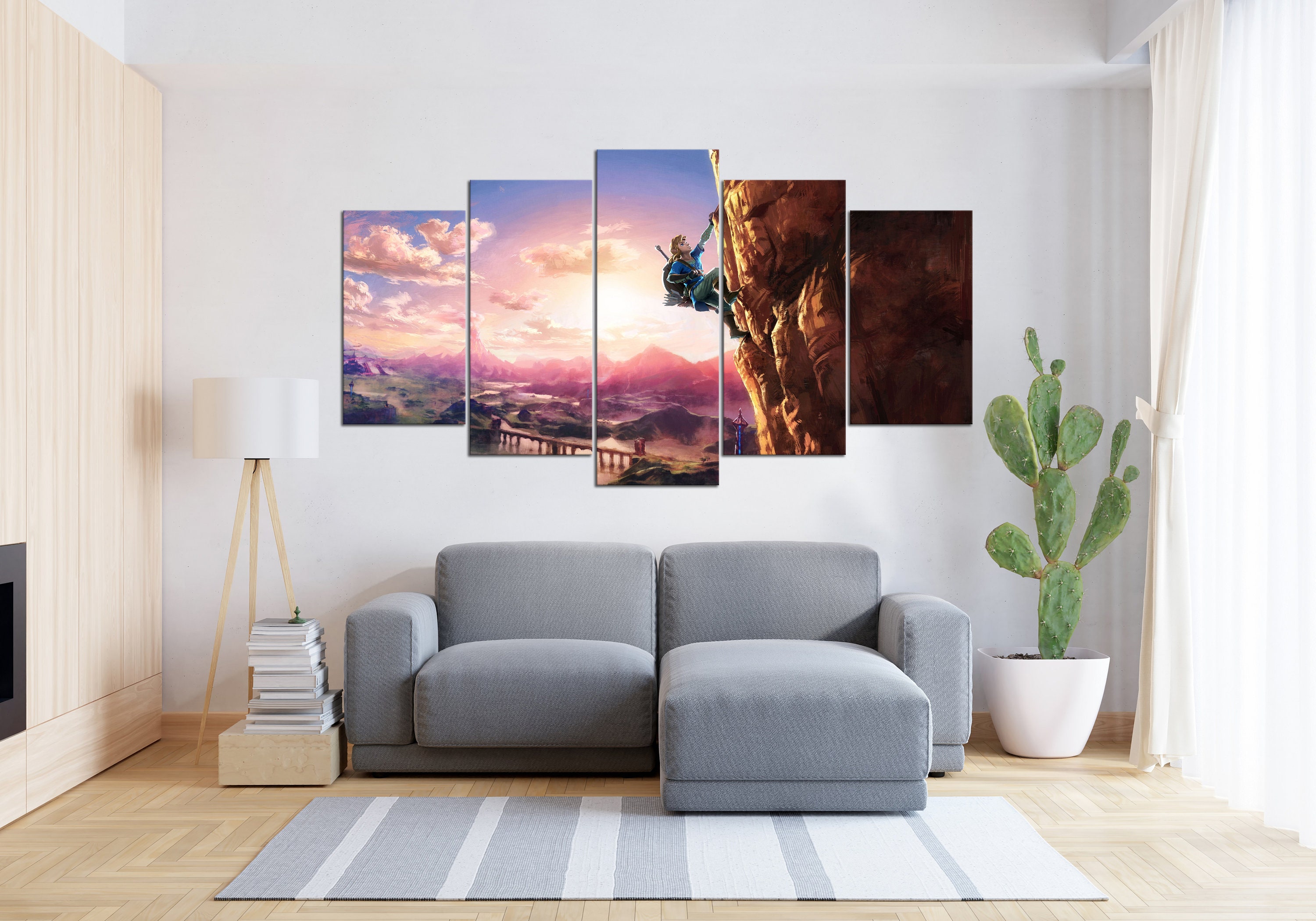 The Legend of Zelda Canvas Wall Art Zelda Video Game Canvas - Etsy