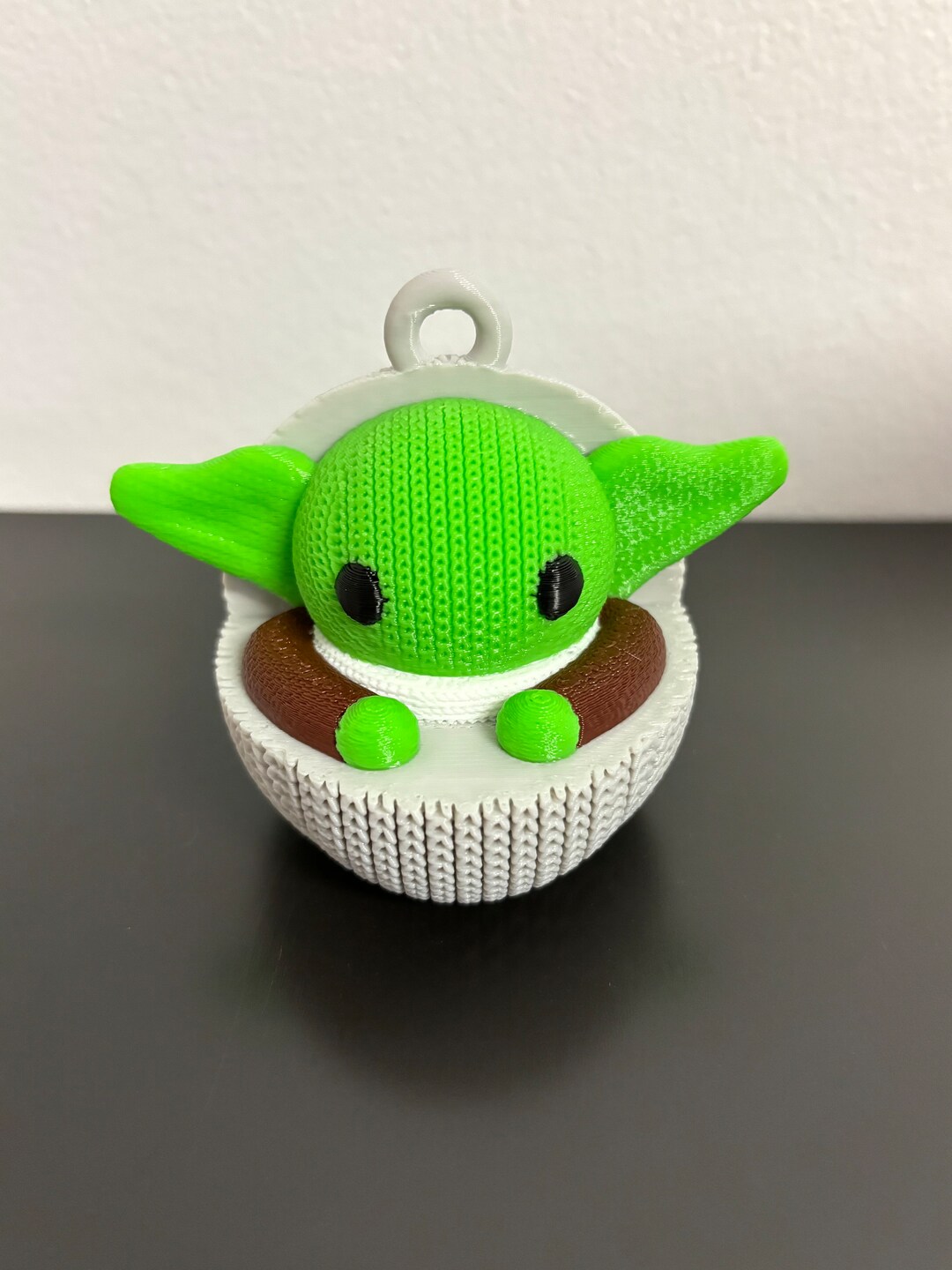 Cute 3D Printed Knitted Baby Yoda Ornament - Etsy