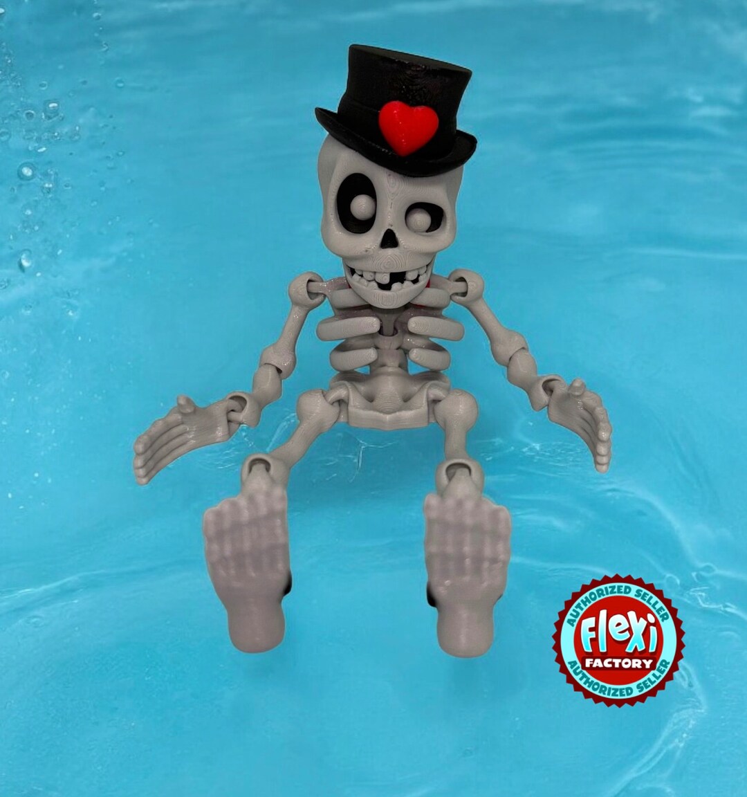 3D Printed Articulating Dapper Skeleton - Etsy