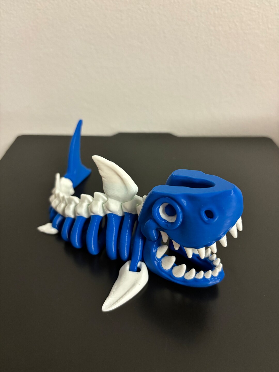 3D Printed Articulating Skeleton Shark - Etsy