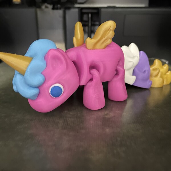 Unicorn 3d Stl File Etsy