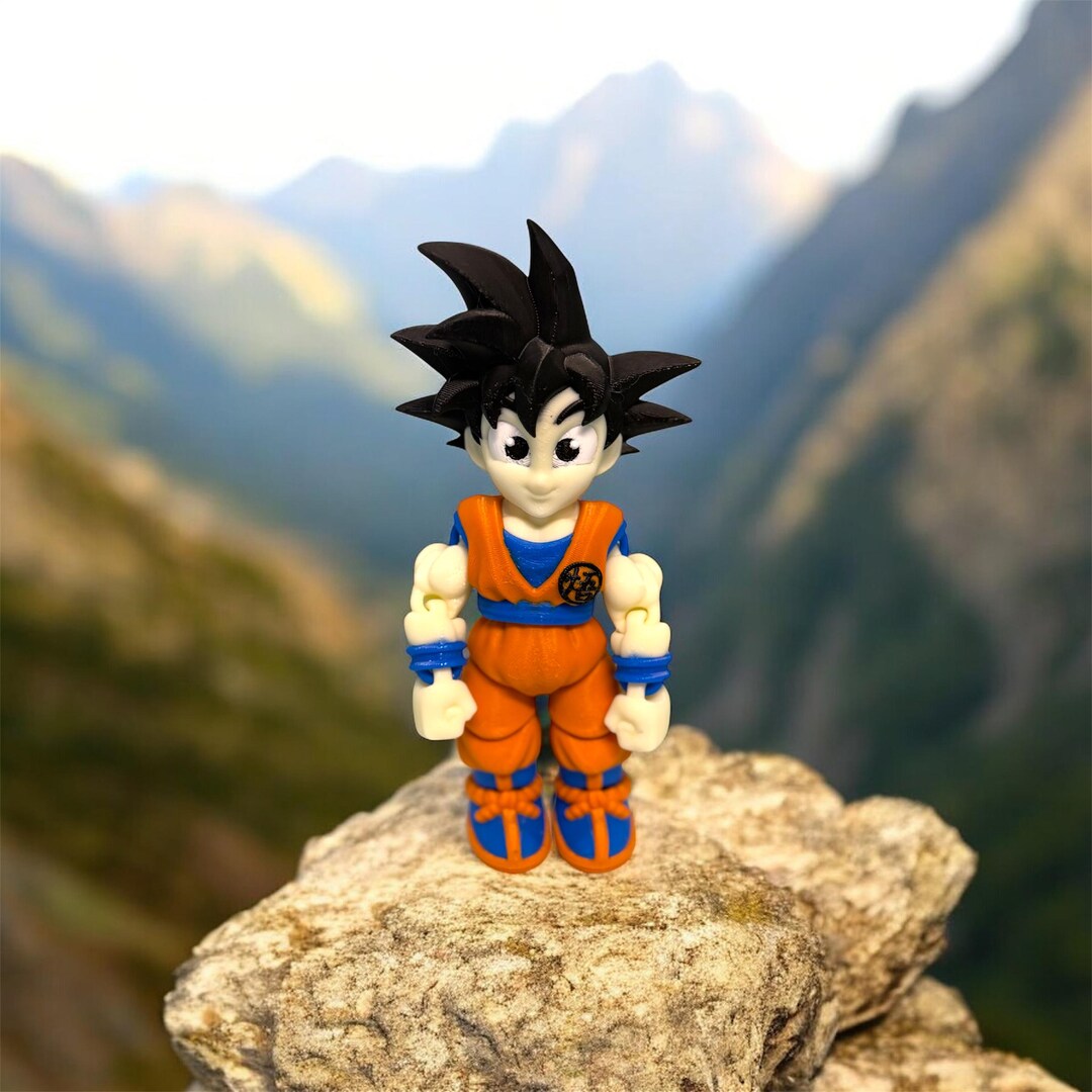 3D Printed Flexi Goku - Etsy