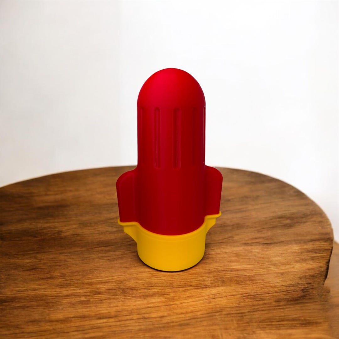 3D Printed Red/yellow 3M Wire Nut Container - Etsy