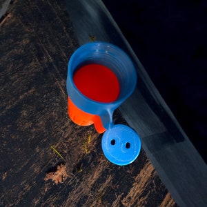 3D Printed Blue/orange 3M Wire Nut Container - Etsy