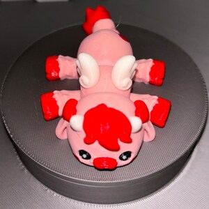 Cute 3D Printed Articulating Cupid Cow - Etsy