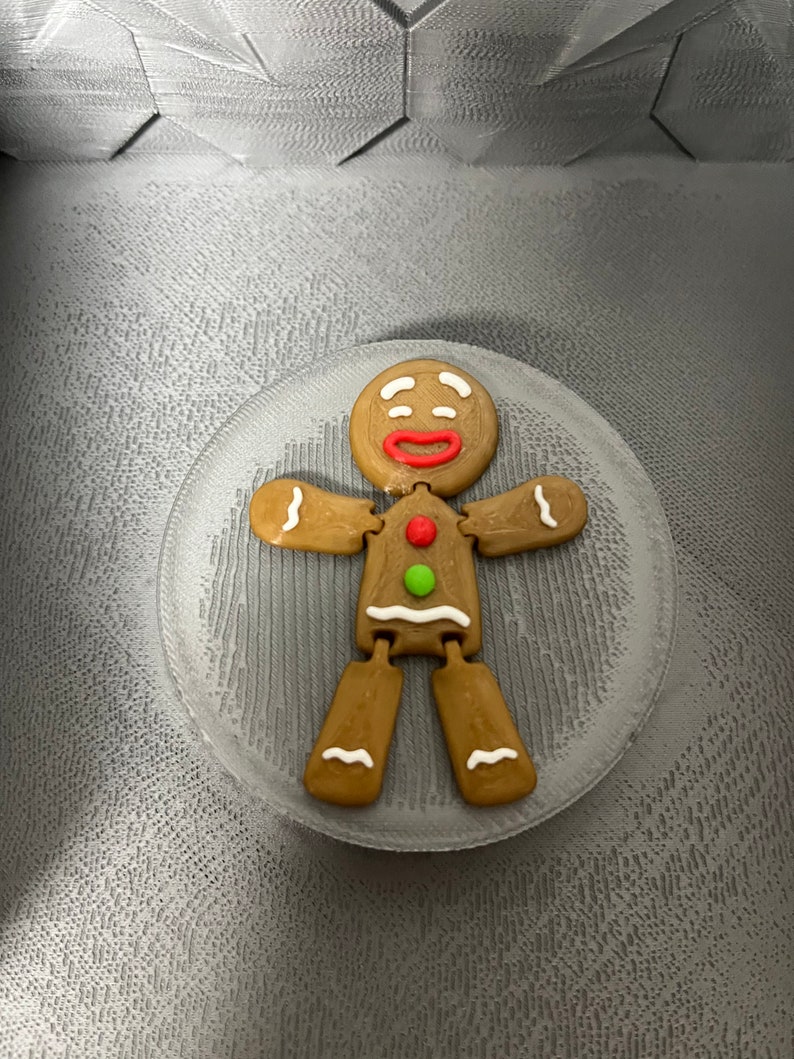 3D Printed Articulating Gingerbread Man Small - Etsy