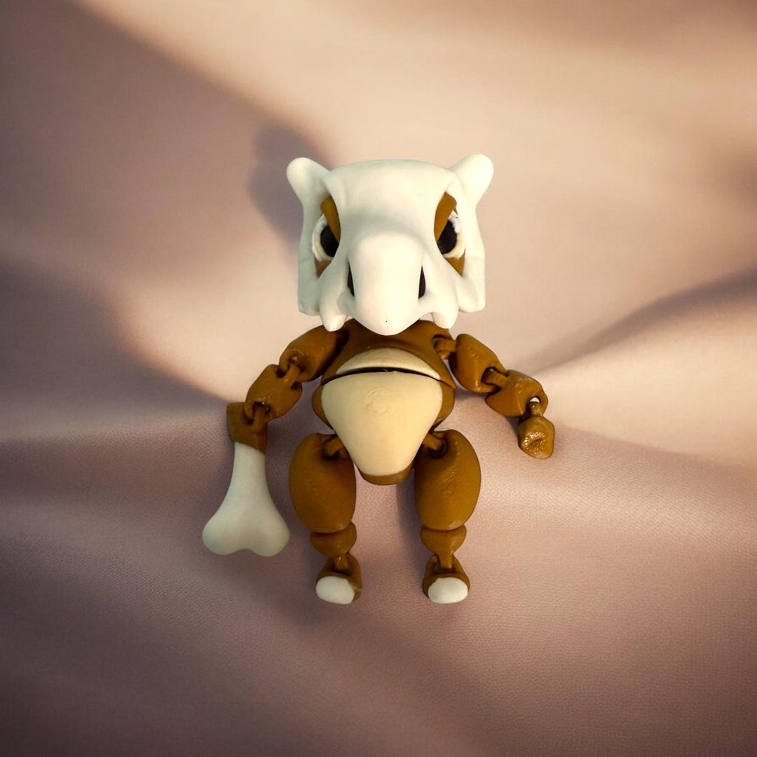 3D Printed Flexi Cubone - Etsy