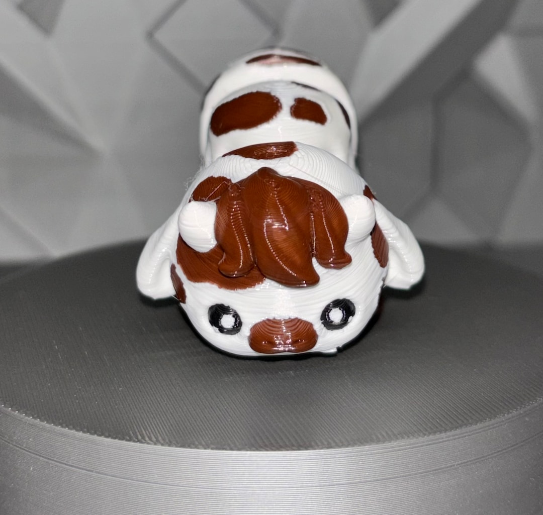 Cute 3D Printed Articulating Cow - Etsy