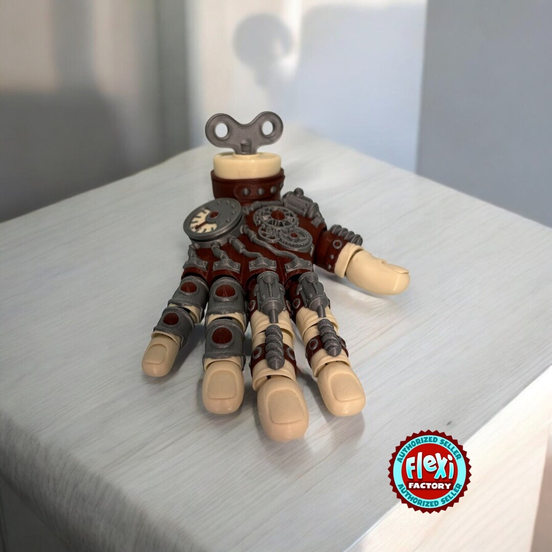 3D Printed Articulating Steampunk Hand - Etsy