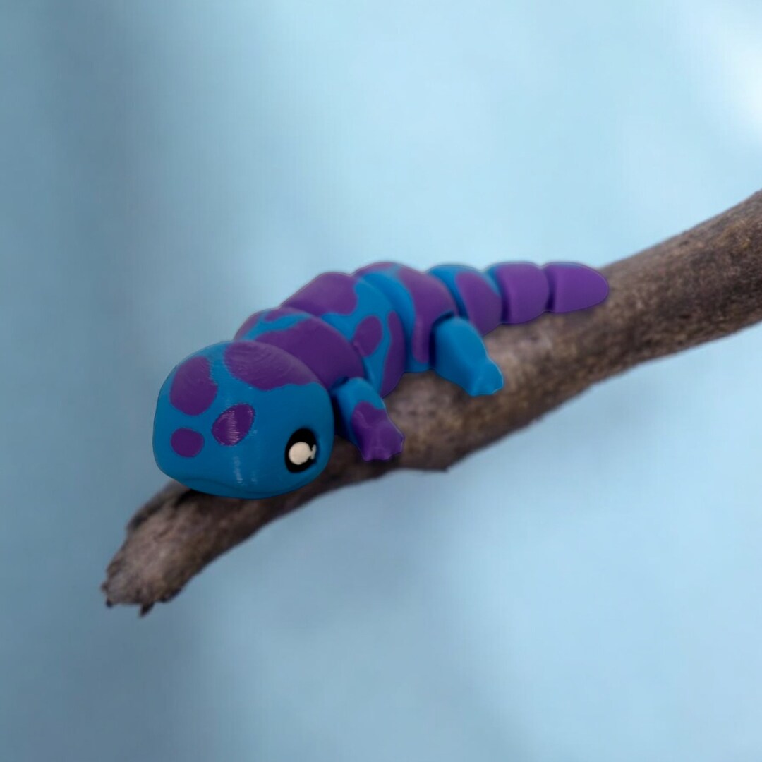 Cute 3D Printed Articulating Salamander - Etsy