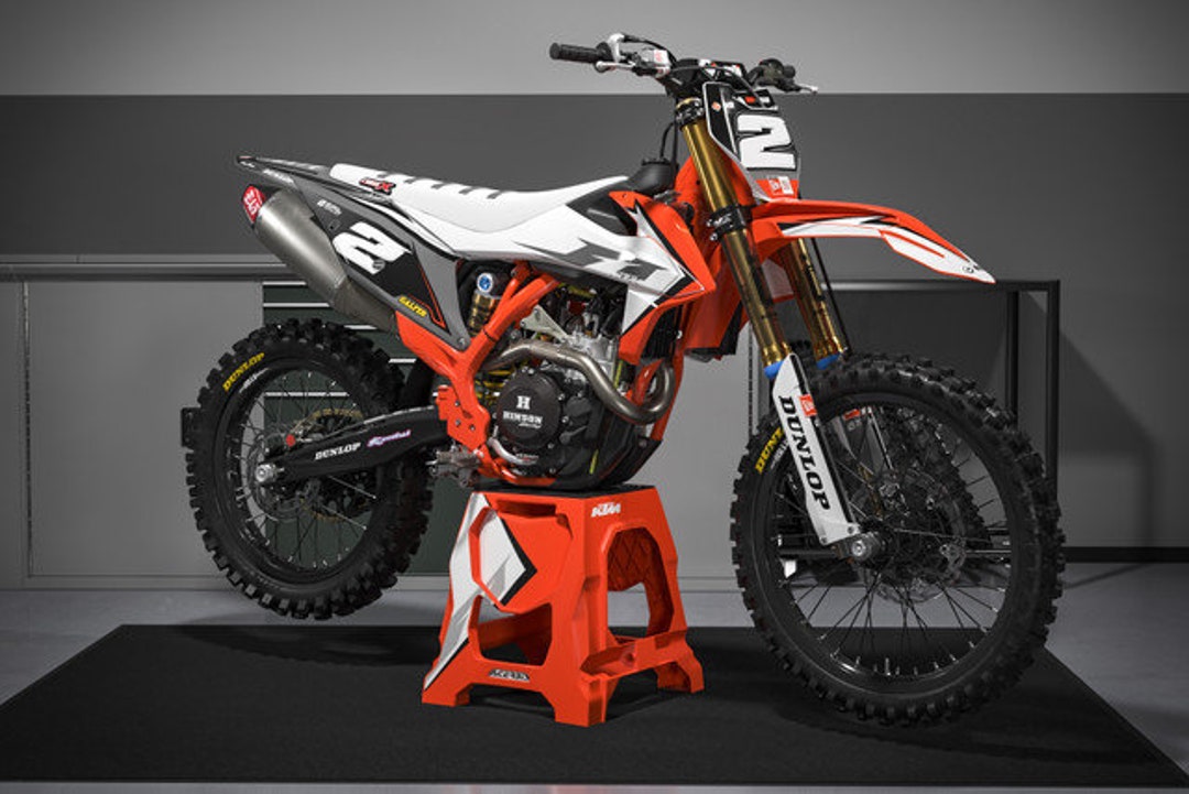 KTM Motocross Graphics Kit, Decals | LITE for Sx, Sx-f, Exc, Exc-f, 50 ...