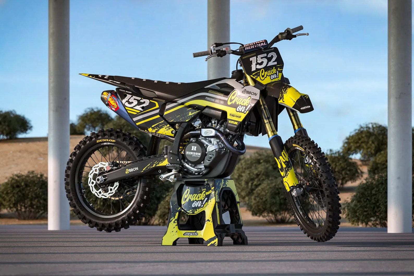 HUSQVARNA Motocross Graphics Kit, Decals | Paradise for Fc/ Fe/ Fx/ Tc ...