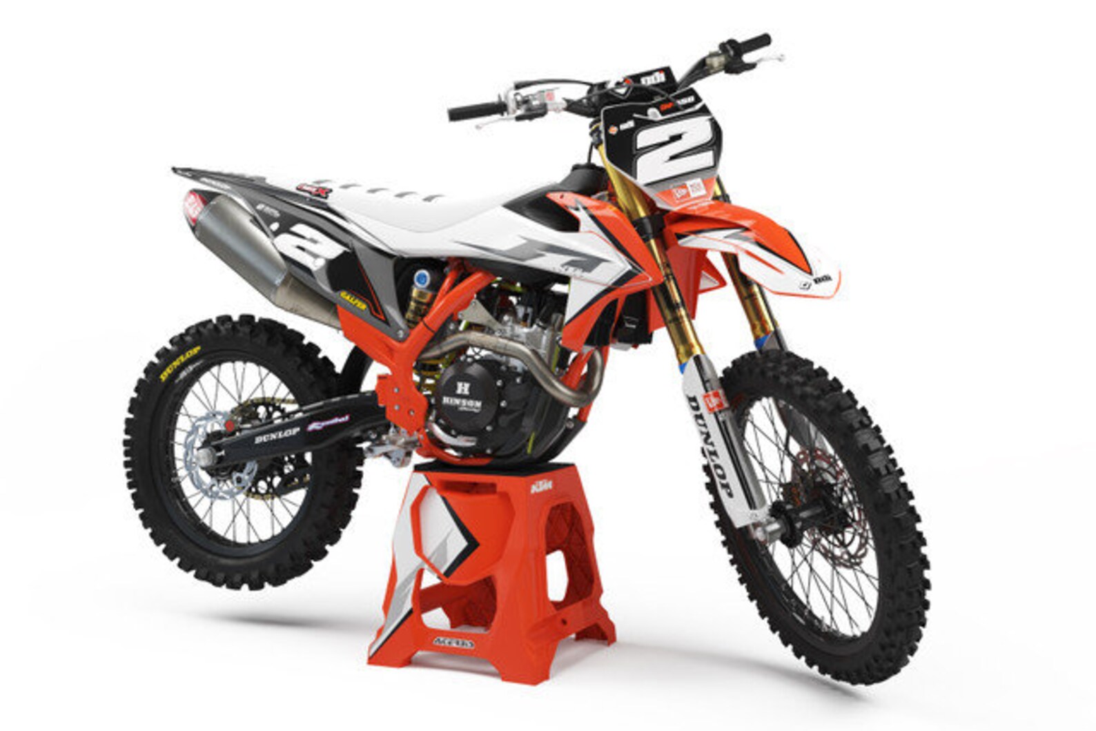 KTM Motocross Graphics Kit, Decals LITE for Sx, Sx-f, Exc, Exc-f, 50 ...