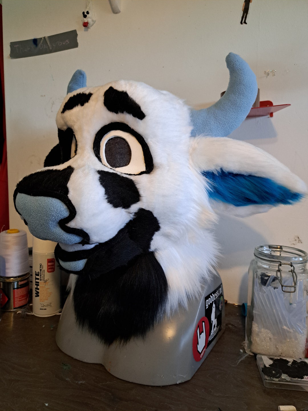 Cow Fursuit Head - Etsy