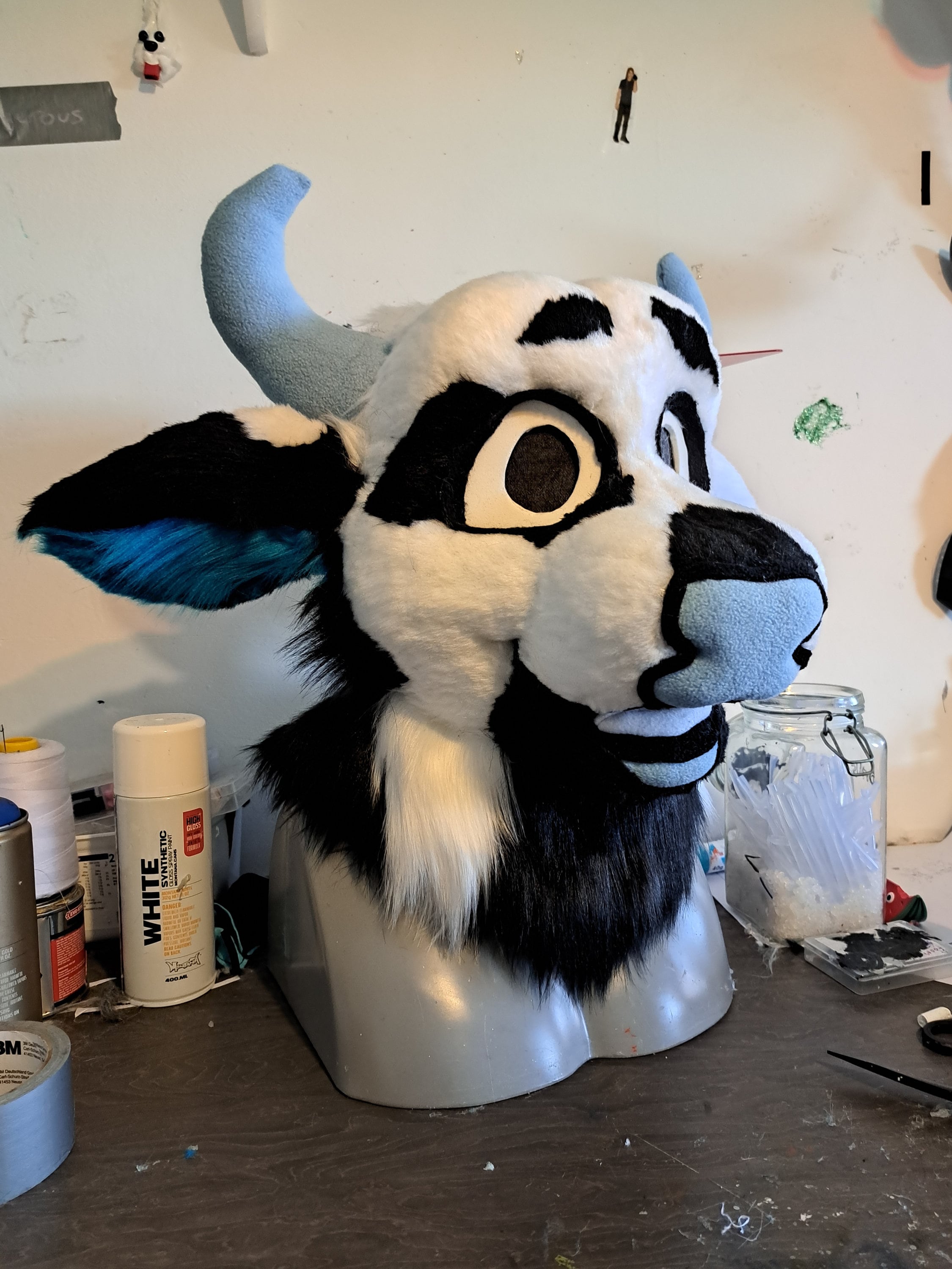 Cow Fursuit Head - Etsy