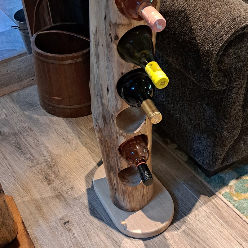Log Wine Rack - Etsy