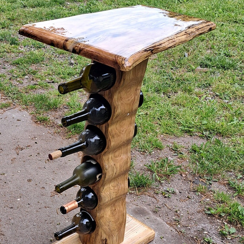 Log Wine Rack - Etsy