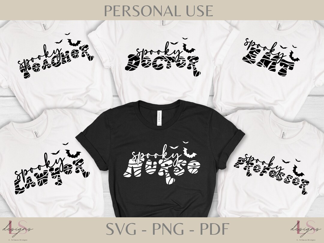 Spooky Profession Matching SVG Halloween Lawyer PNG - Etsy