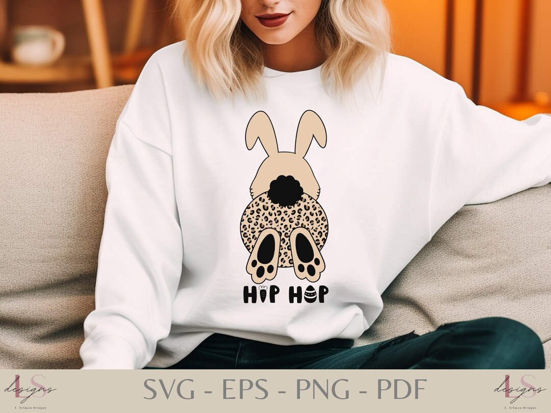 Easter Cheetah Bunny SVG | Cute Leopard Print Easter Shirt Design ...