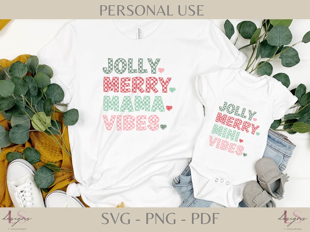 Family Matching Christmas SVG, Mom of Twins Matching Holiday PNG, DIY ...