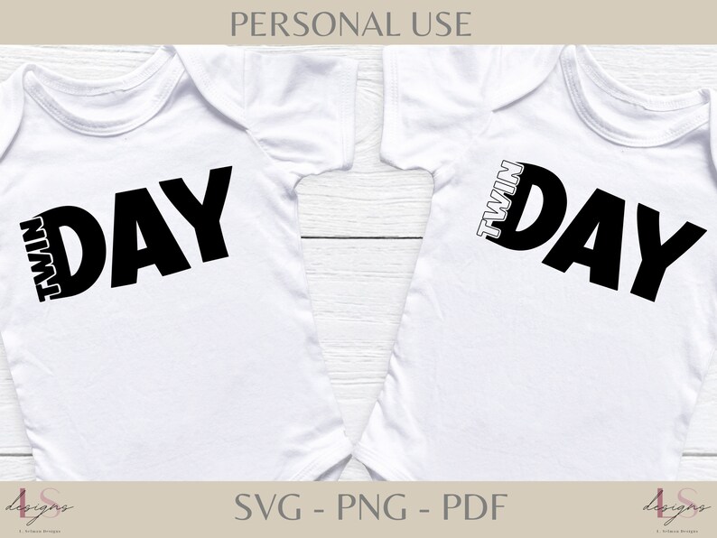 Twin Day SVG Design, Twin Day Shirts SVG File, Twinning, School Twin ...