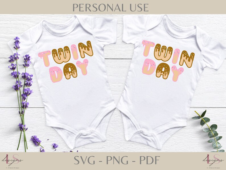 Twin Day SVG Design, Twin Day Shirts SVG File, Twinning, School Twin ...