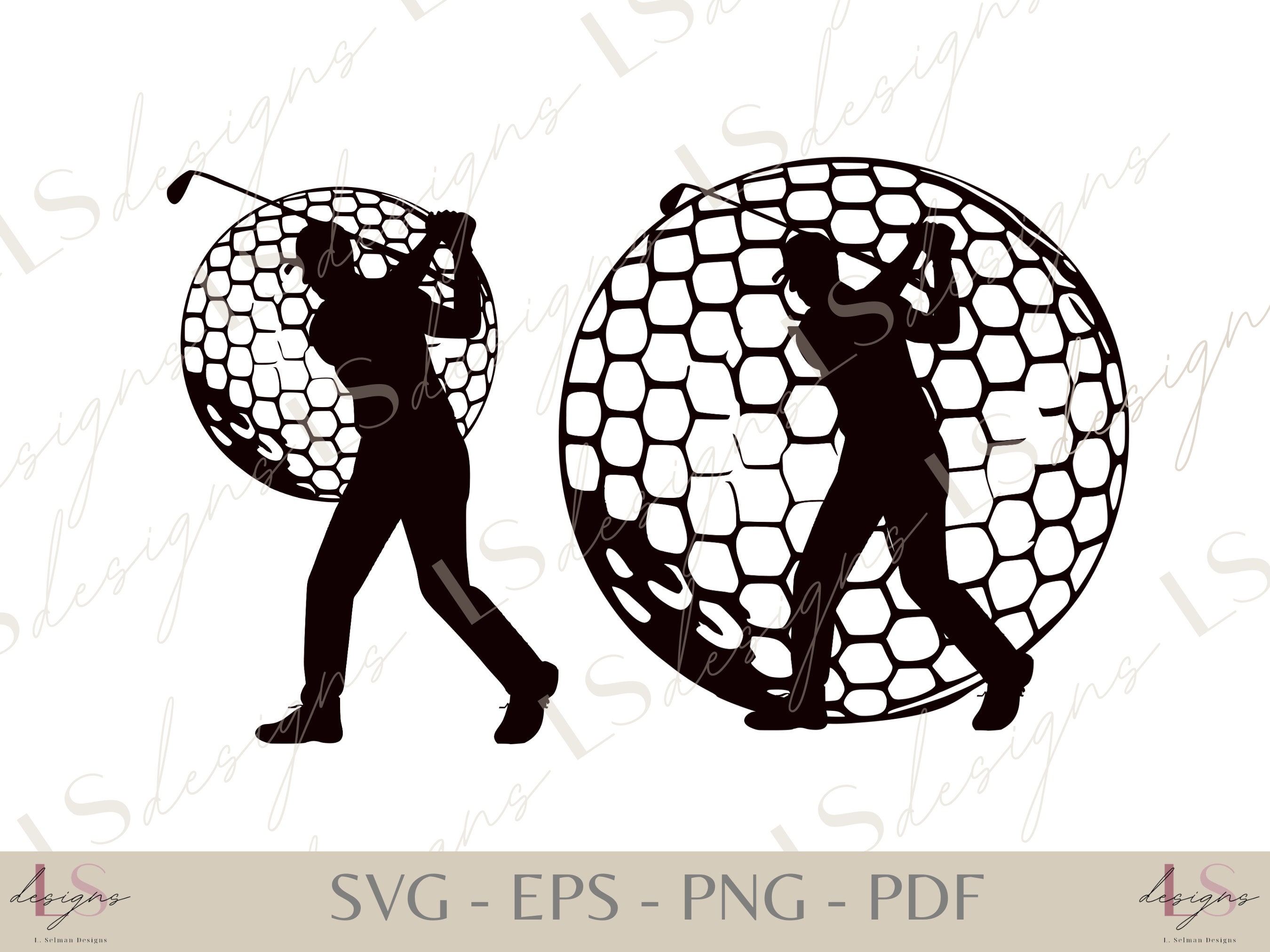 Golf SVG Bundle, Golf Club PNG, Golf SVG Files, Man Golfing Digital ...