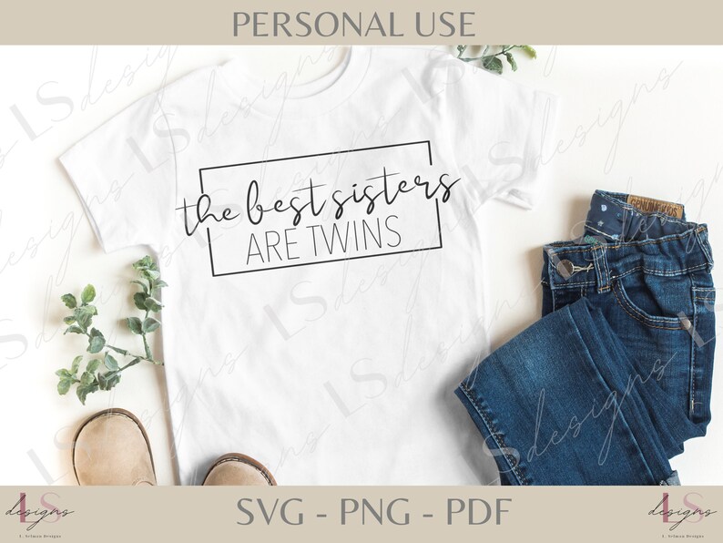 Las mejores hermanas son gemelas SVG Digital l Twin Sibling - Etsy México