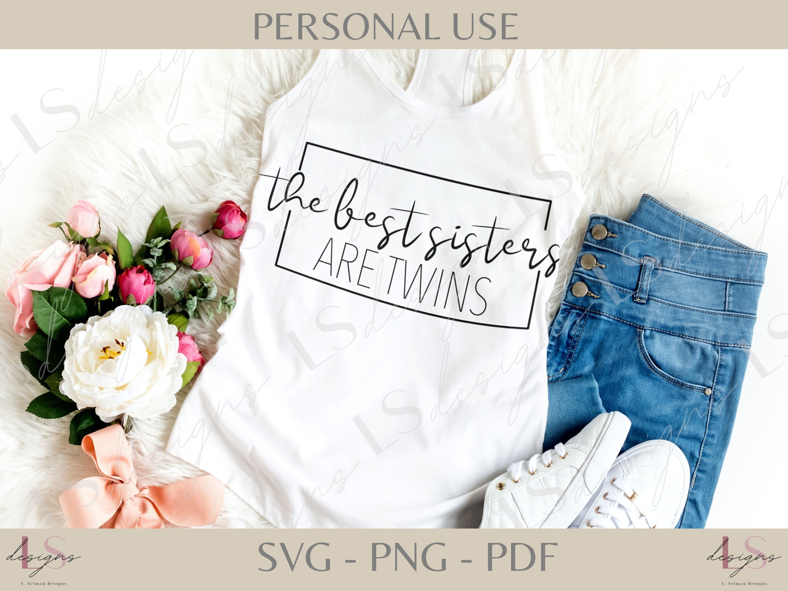 Las mejores hermanas son gemelas SVG Digital l Twin Sibling - Etsy México