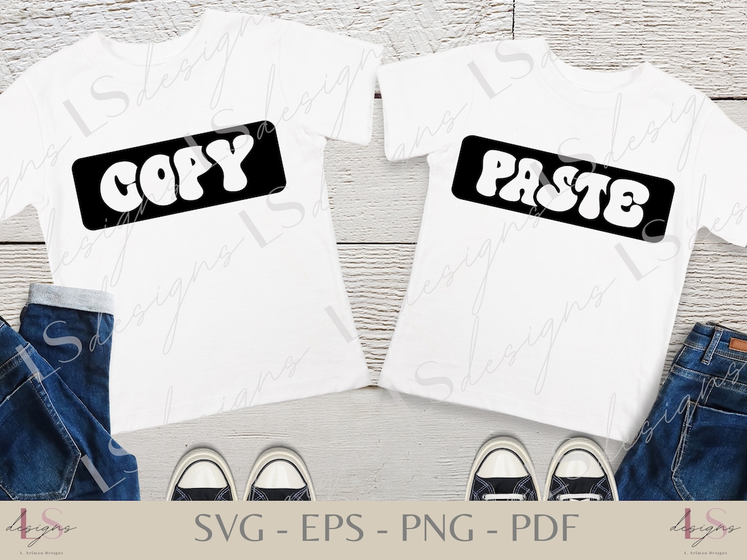 Copy Paste SVG | Twins and Best Friends Matching Shirt Designs | Cricut ...
