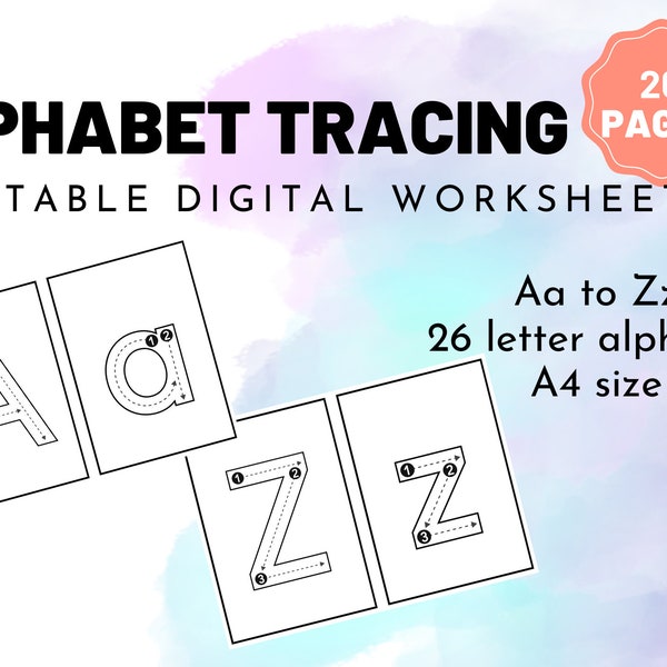 Small Case Letter Tracing - Etsy