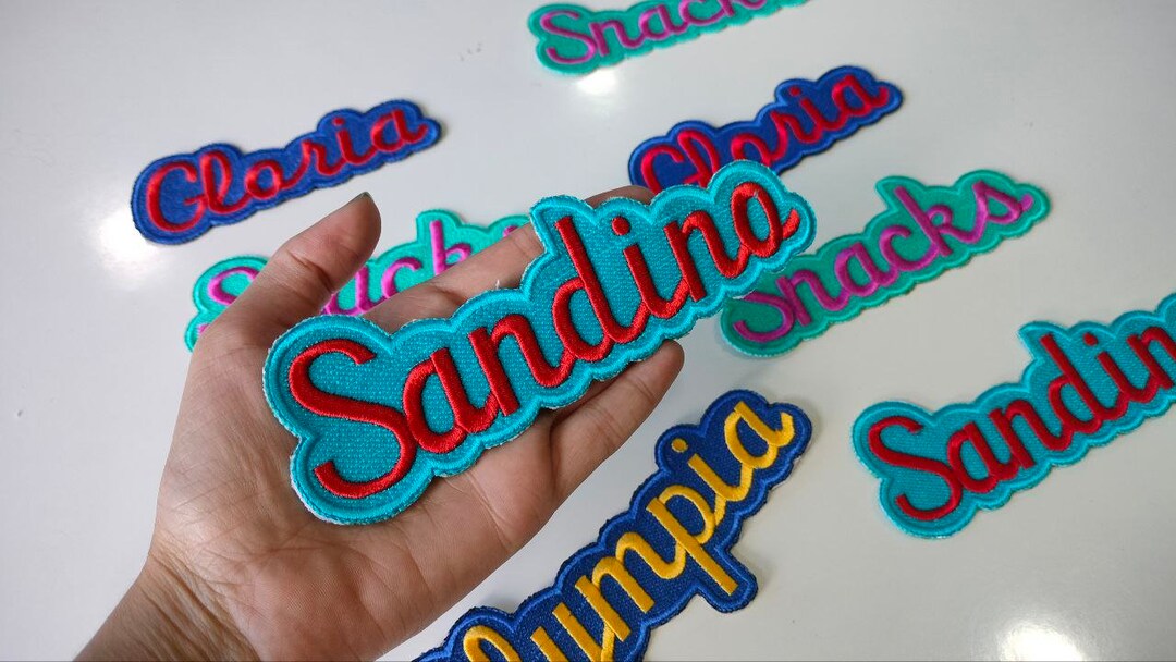 Personalized Name Patch, Custom Name Patch, Name Tag, Iron on Patch ...