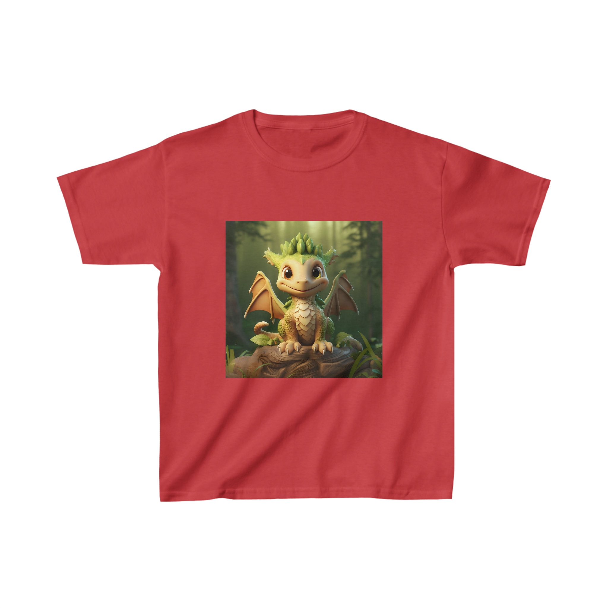 Cartoon Baby Dragon Shirt, Designed for Kids and Perfect for Everyday ...