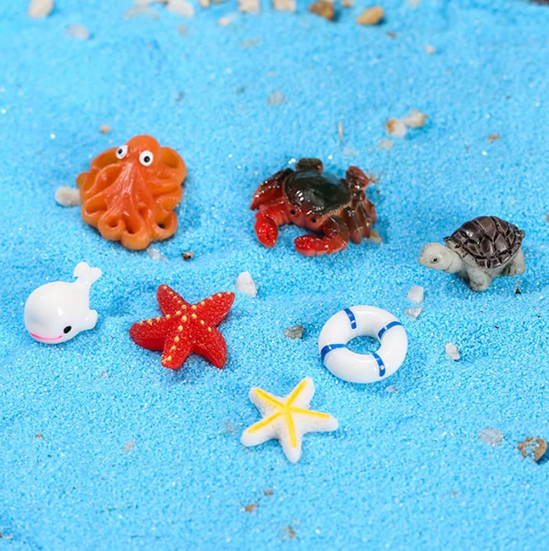 Nautical Anchor Decor Miniatures Set, Beach Ocean Style Decoration With ...