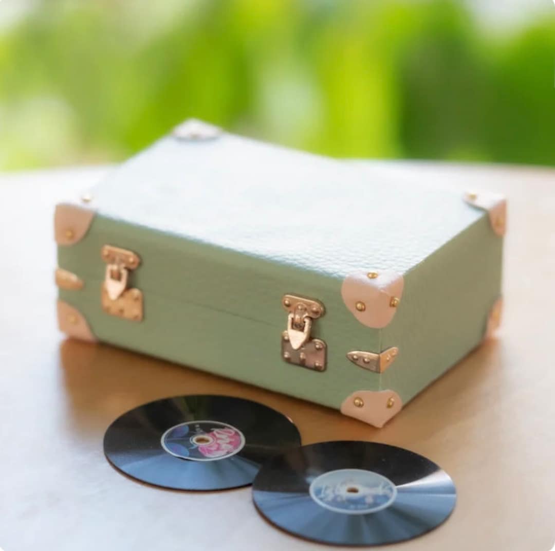 1/6 Scale Mini Vinyl Record Player Dollhouse Music Room - Etsy