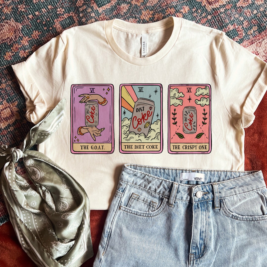 Diet Coke Shirt Tee Crispy Coke Girly Diet Coke Gift Tarot Card Shirt ...