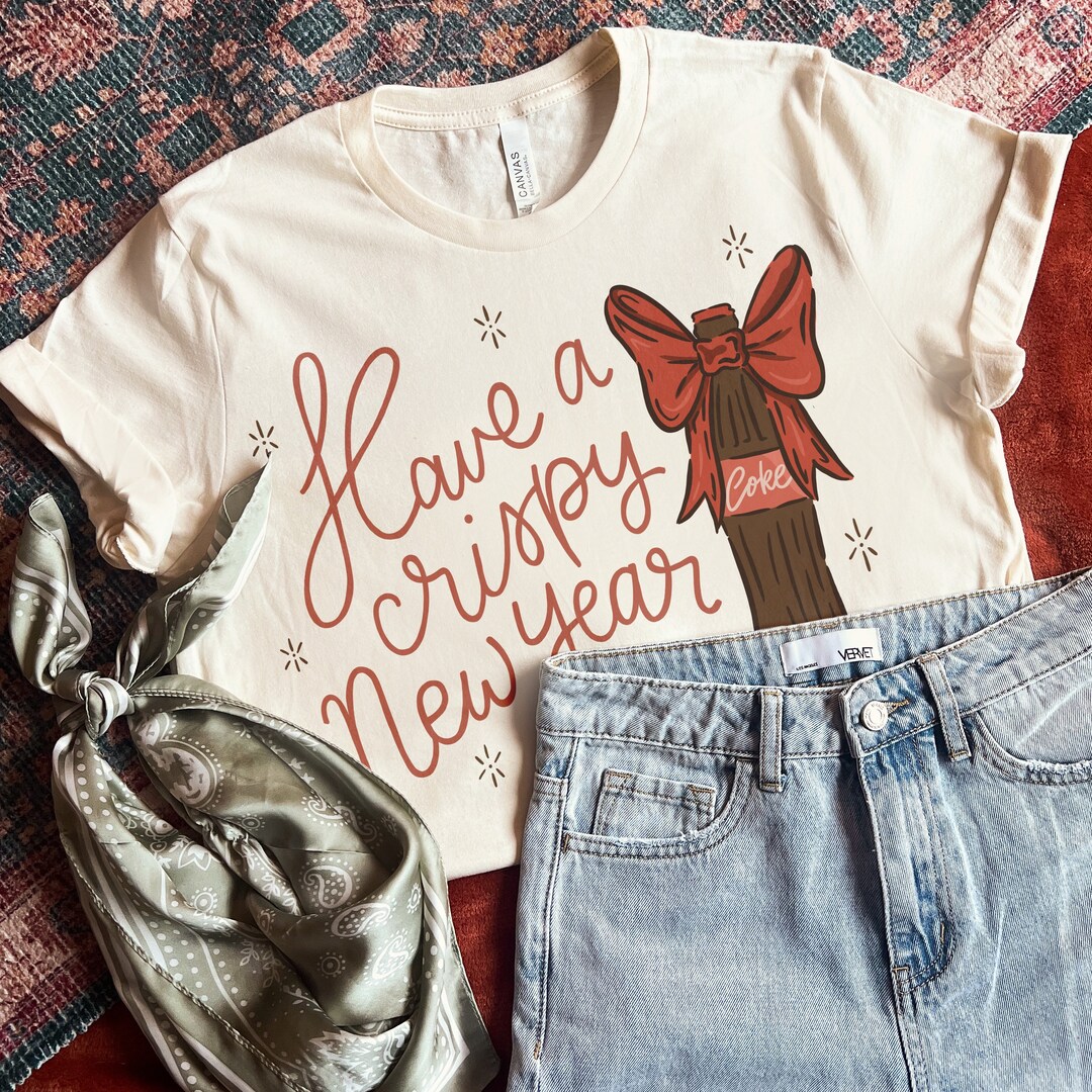 Have a Crispy New Year - Handmade Crispy Coke Aesthetic Sweatshirt ...