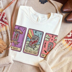 Diet Coke Shirt Tee Crispy Coke Girly Diet Coke Gift Tarot Card Shirt ...