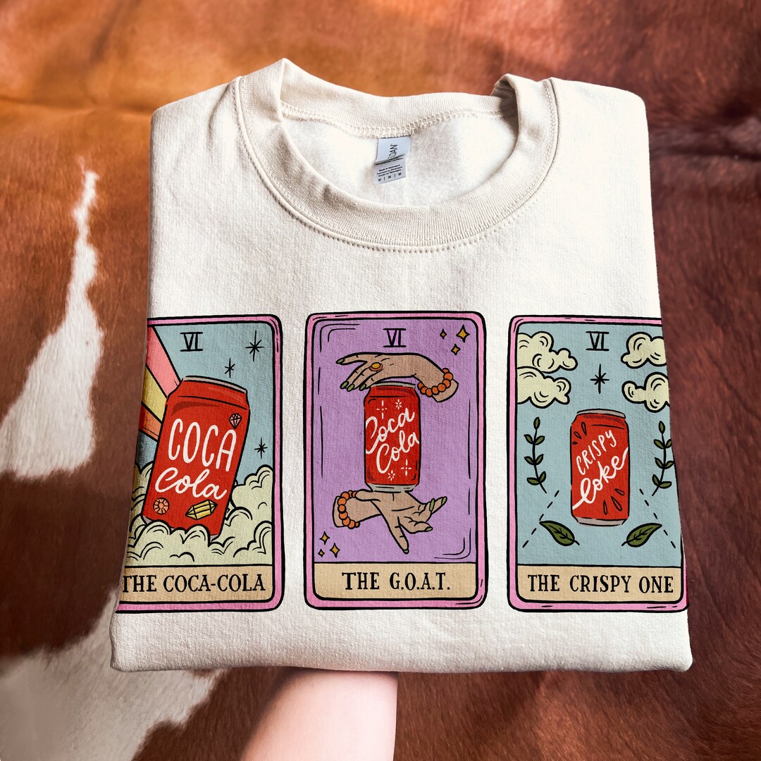 Coca-cola Crewneck - Handmade Sweatshirt | Crispy Coke Girly | Diet ...