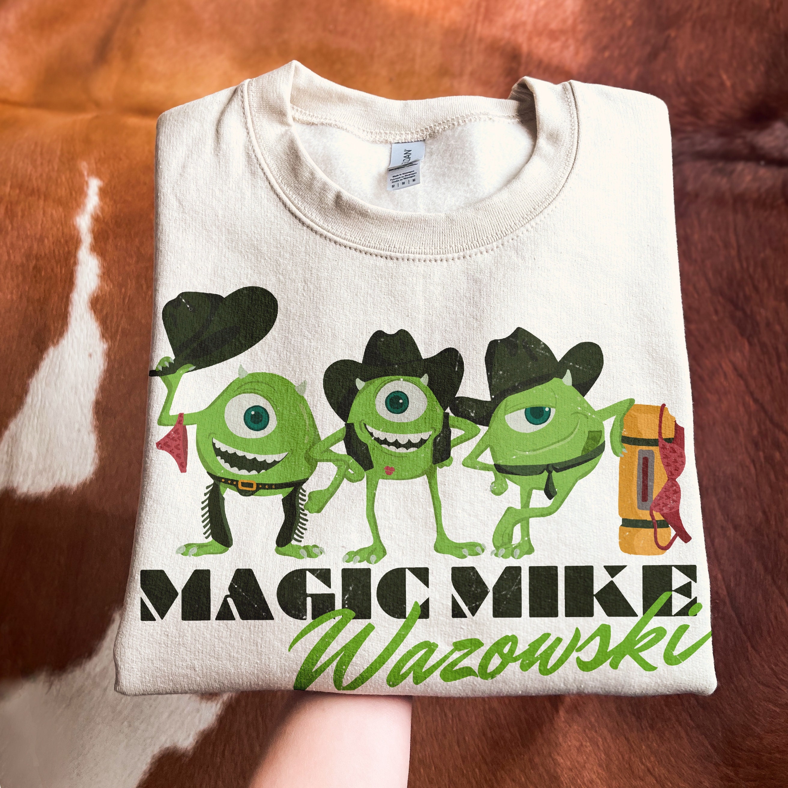 Magic Mike Wazowski Crewneck Monsters Inc Sweatshirt Funny Disney Trip ...