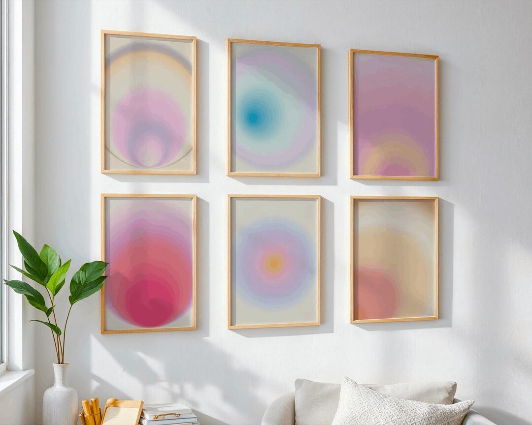 Aura Poster Set of 6,aura Arts Posters,artful Posters Aura Prints ...