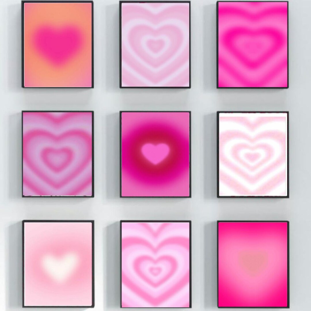 Trendy Poster Set of 9,aura Poster Bundle,aura Arts Posters,artful ...
