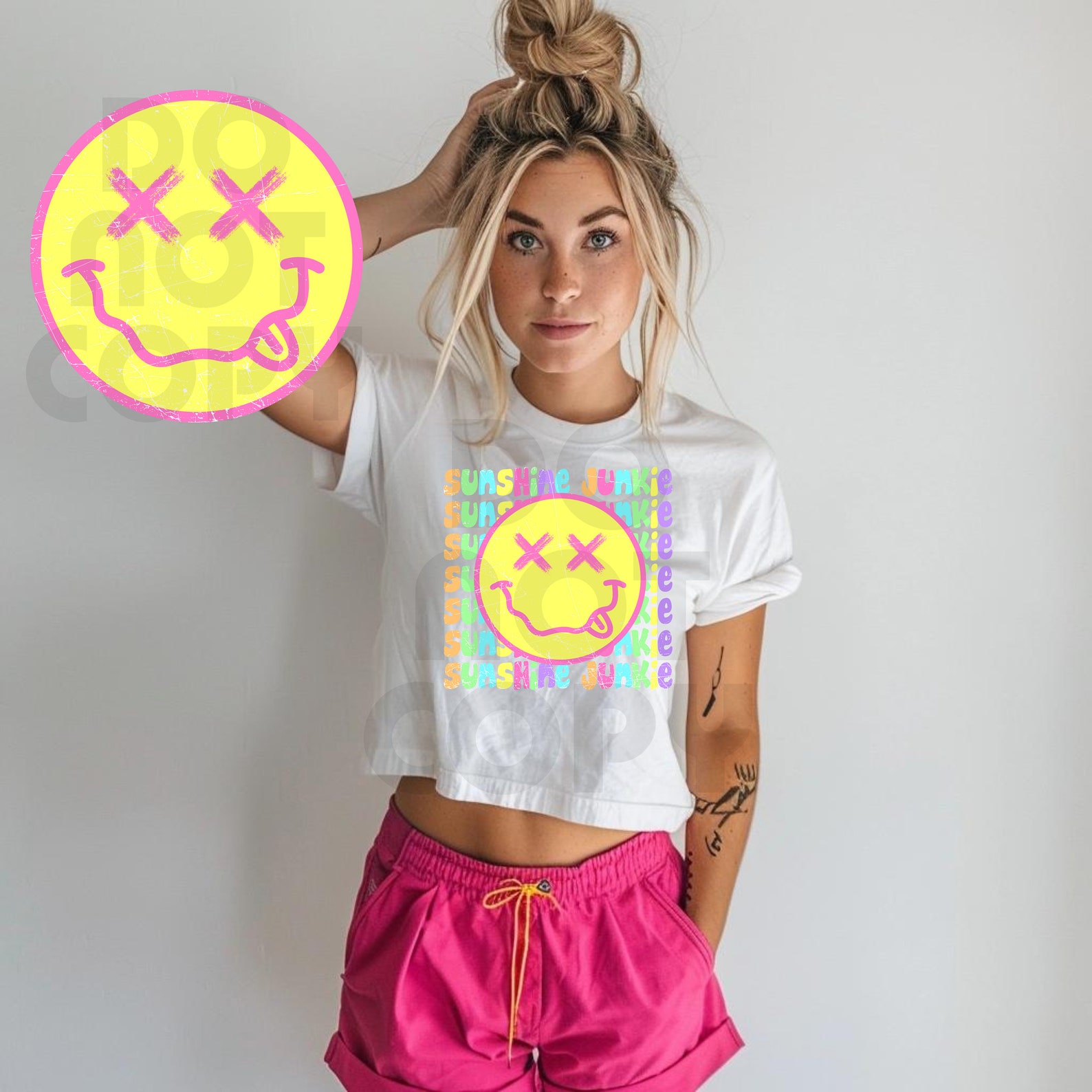 Sun PNG Beach Smiley Face PNG Summer PNG Sunshine Junkie Png, Shirt ...