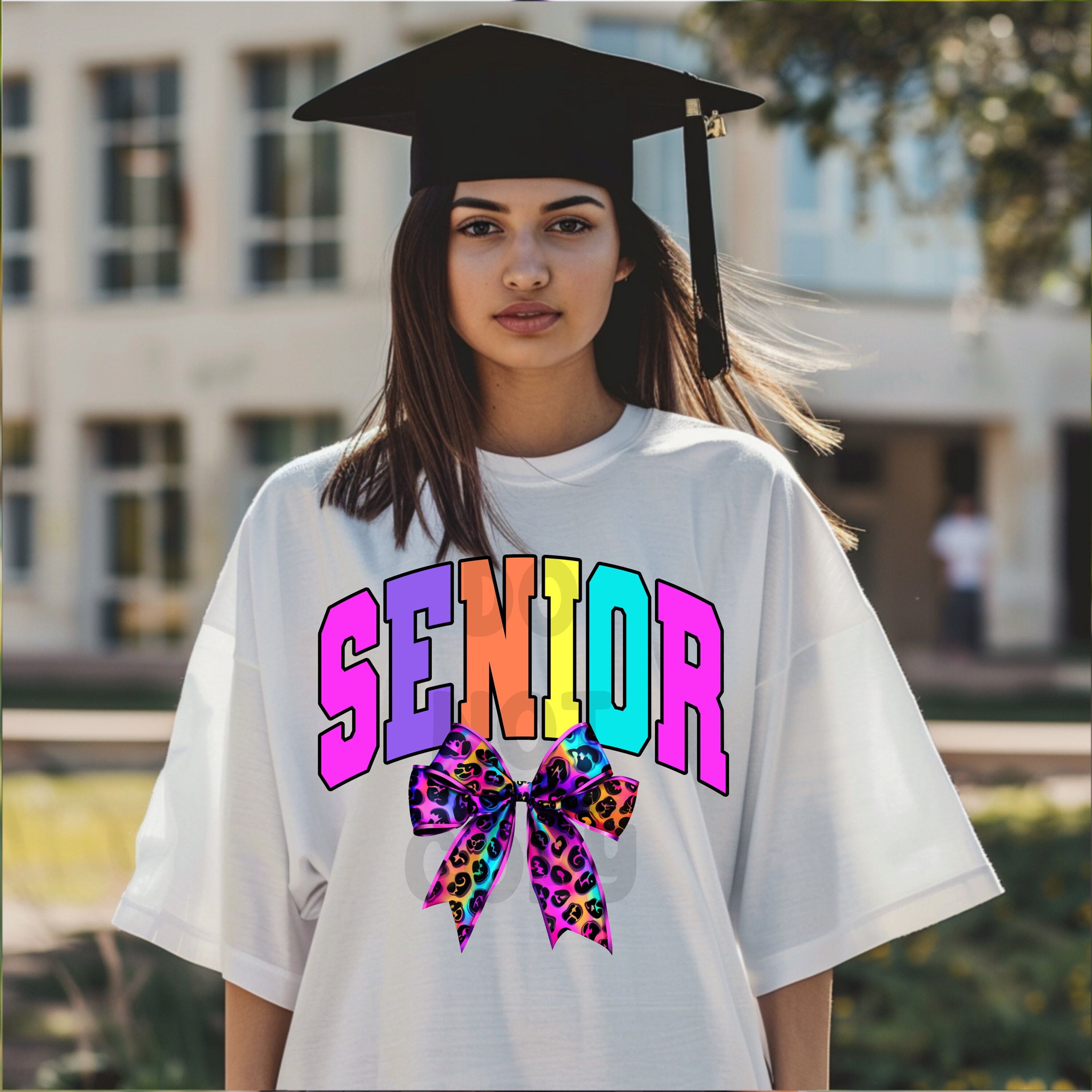 Senior Png, Senior Coquette Bow Png, Lisa Frank, Leopard Graduation Png ...