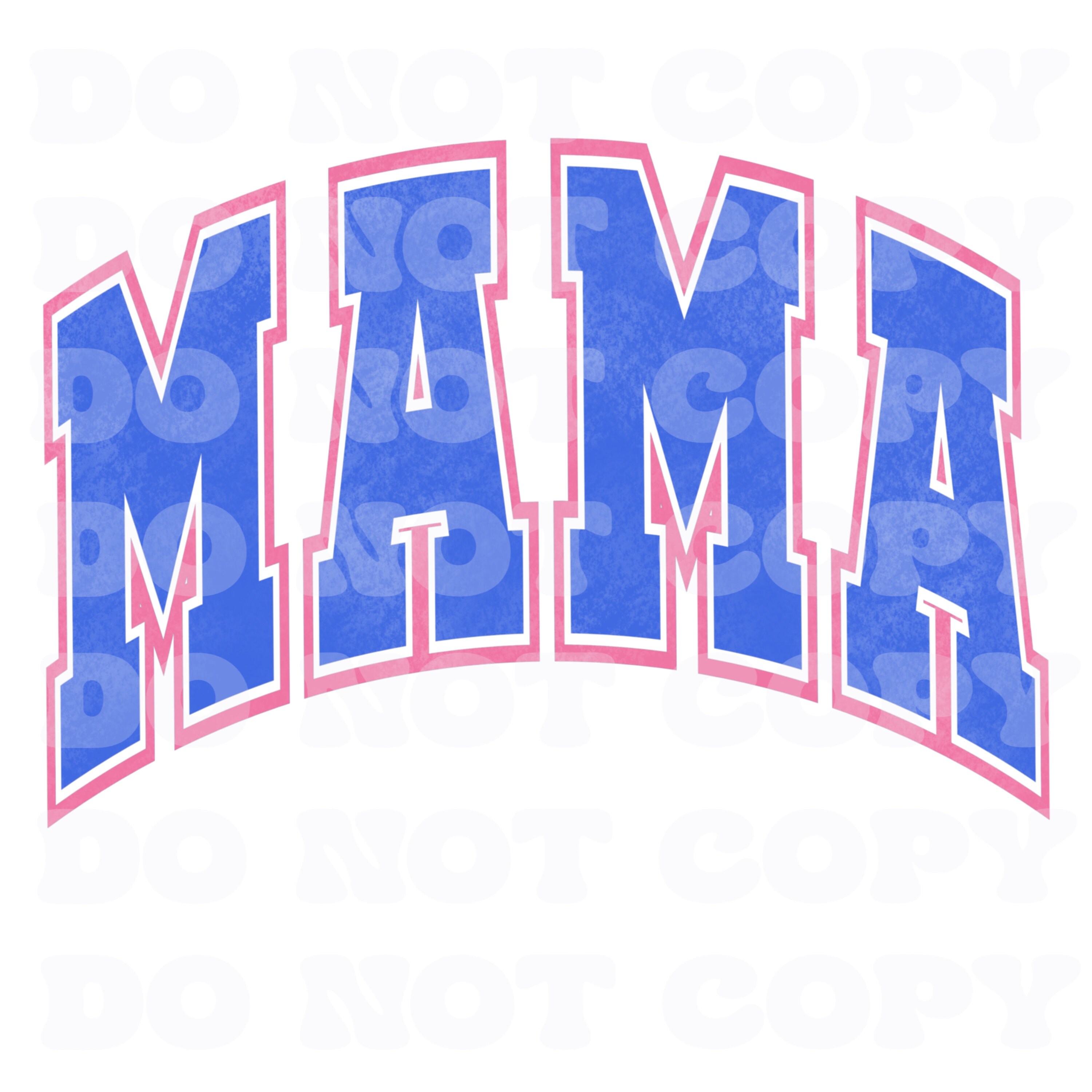 Mama Varsity Svg Png, Mama Varsity Curved Svg, Mama Varsity Letters Svg ...