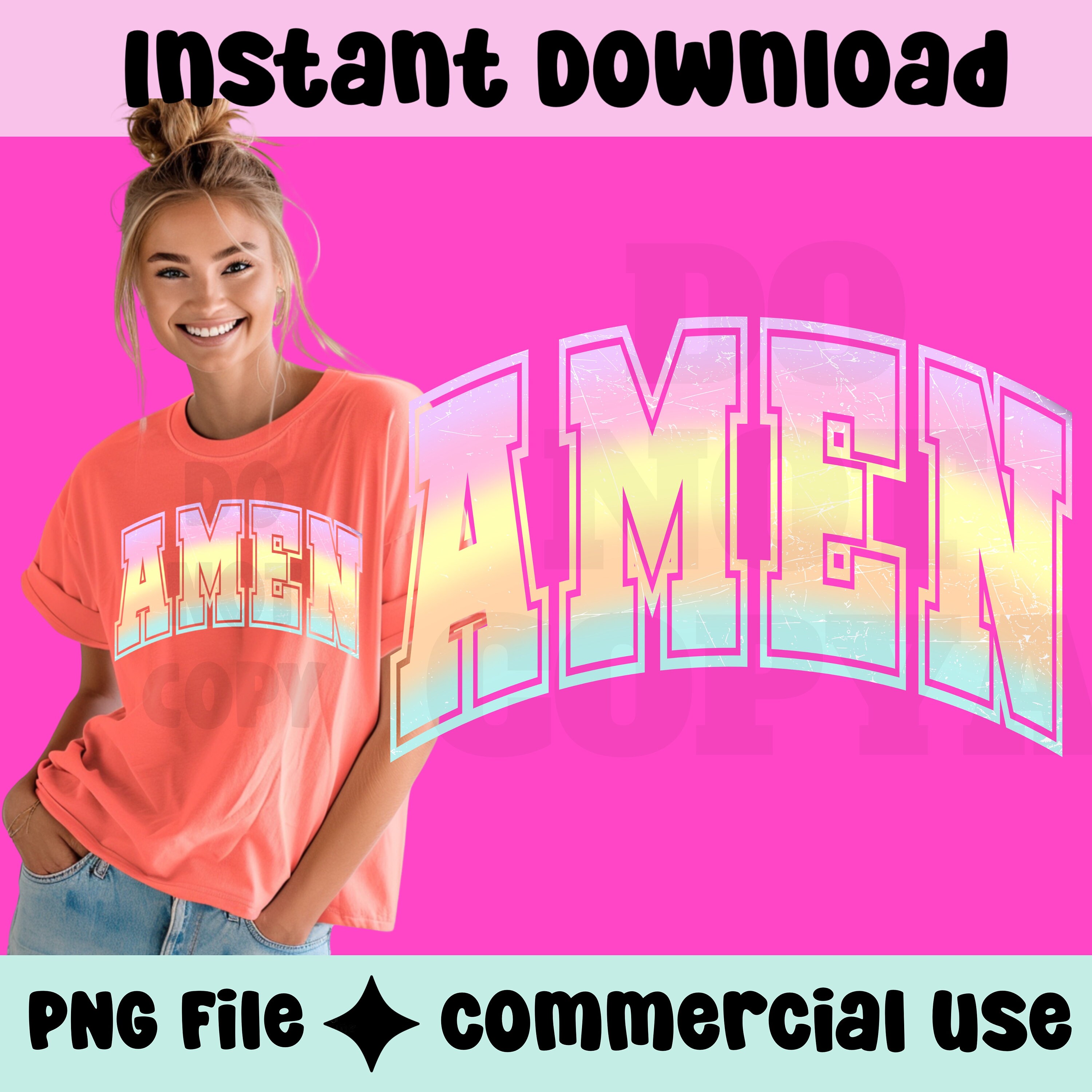 Amen Png, Christian Png, Amen Png, Pastel Leopard Png, Amen Varsity Png ...