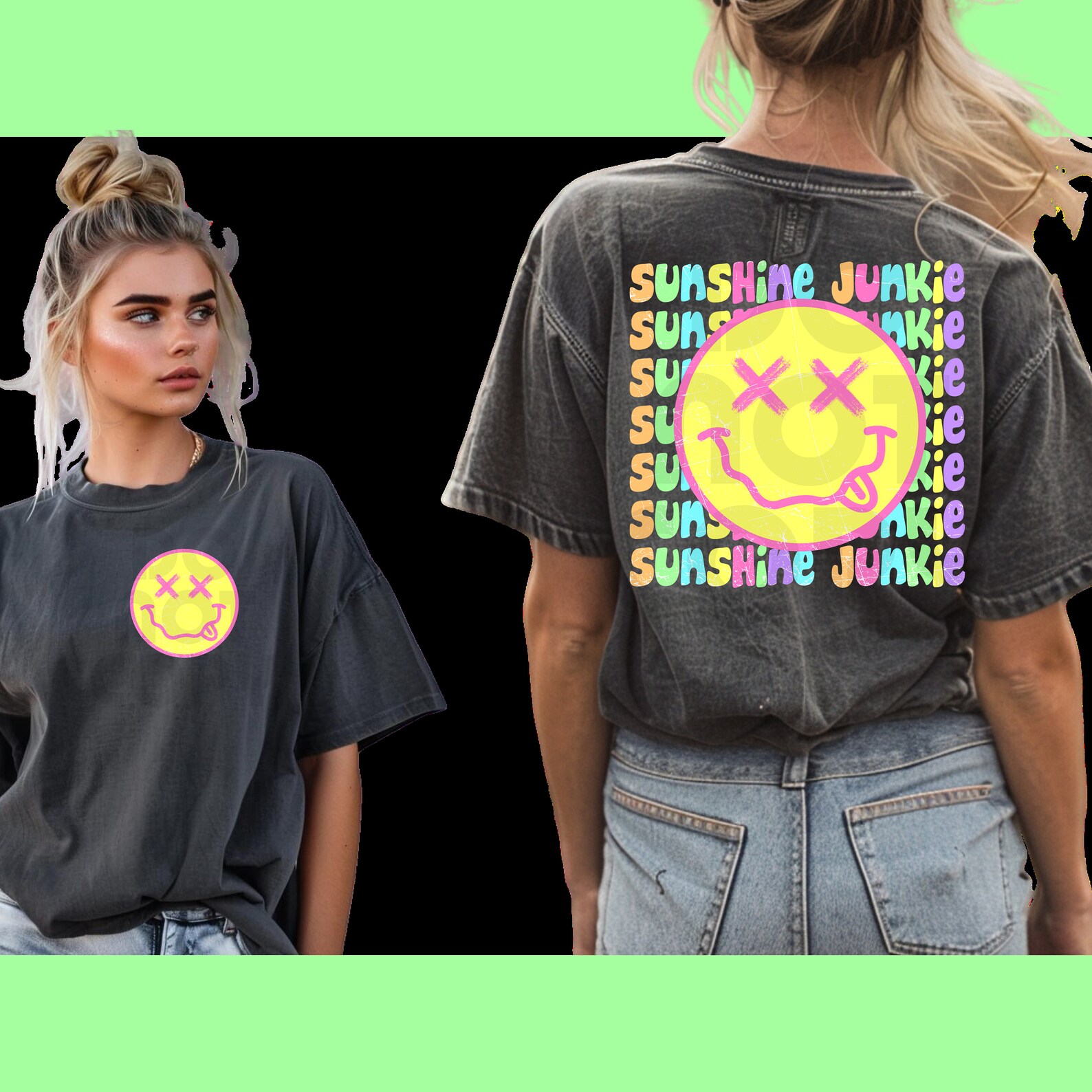 Sun PNG Beach Smiley Face PNG Summer PNG Sunshine Junkie Png, Shirt ...