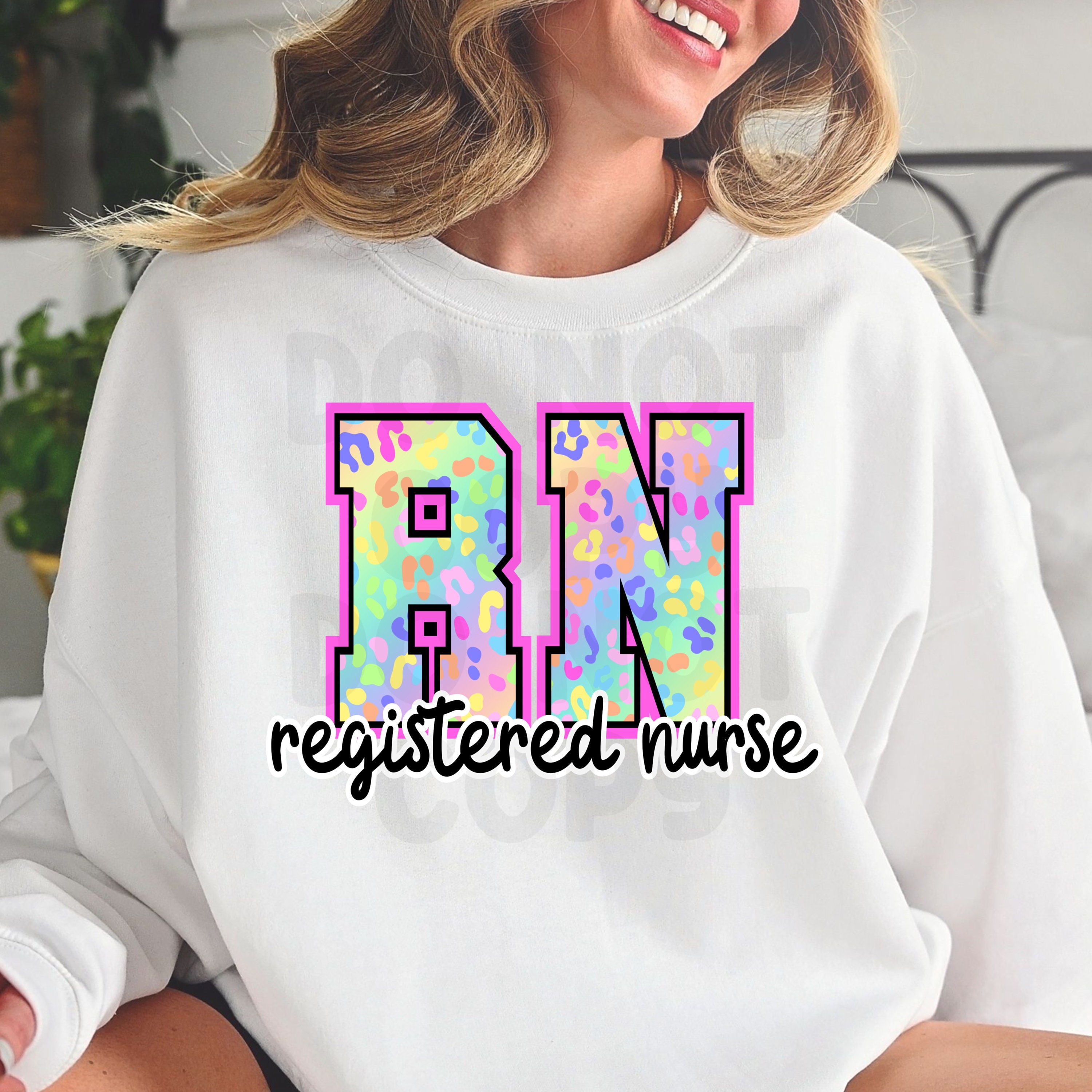 RN Png, Leopard RN Png, Neon Pastel Png, Registered Nurse Png, New ...
