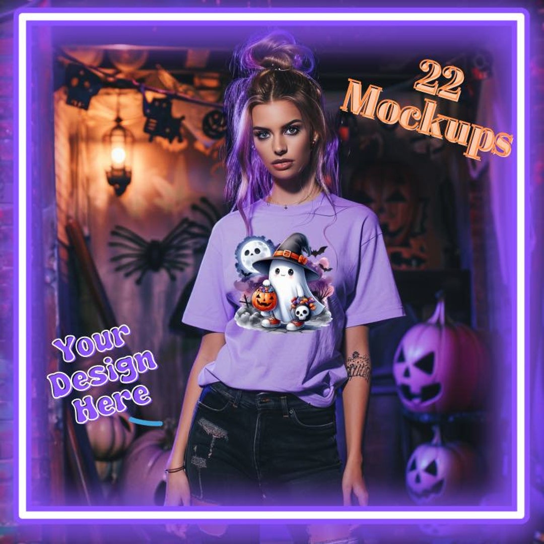 Halloween Mockup, Mockup Clipart Bundle, Halloween Clipart Bundle ...