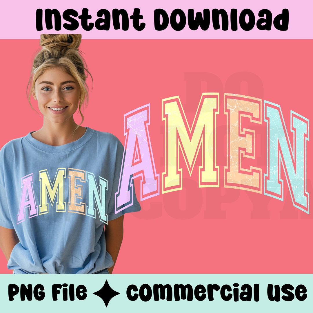 Amen Png, Christian Png, Amen Png, Pastel Leopard Png, Amen Varsity Png ...